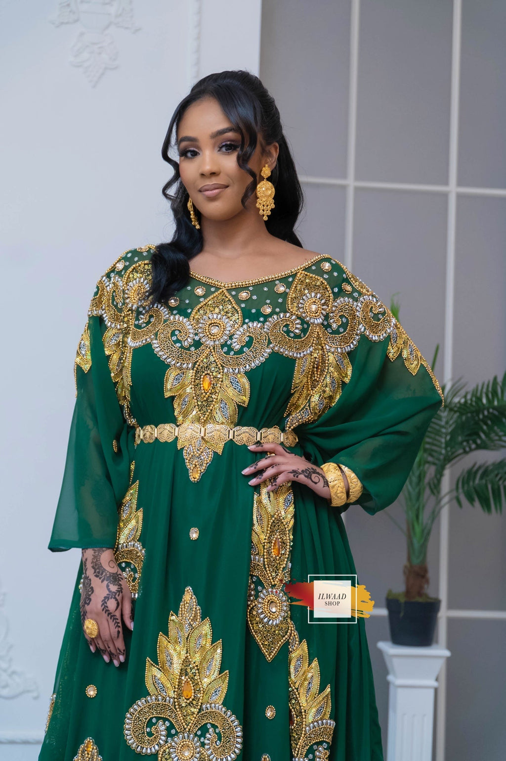 PRE-ORDER Magical Mana (Dark Green) - Somali Bridal Dirac