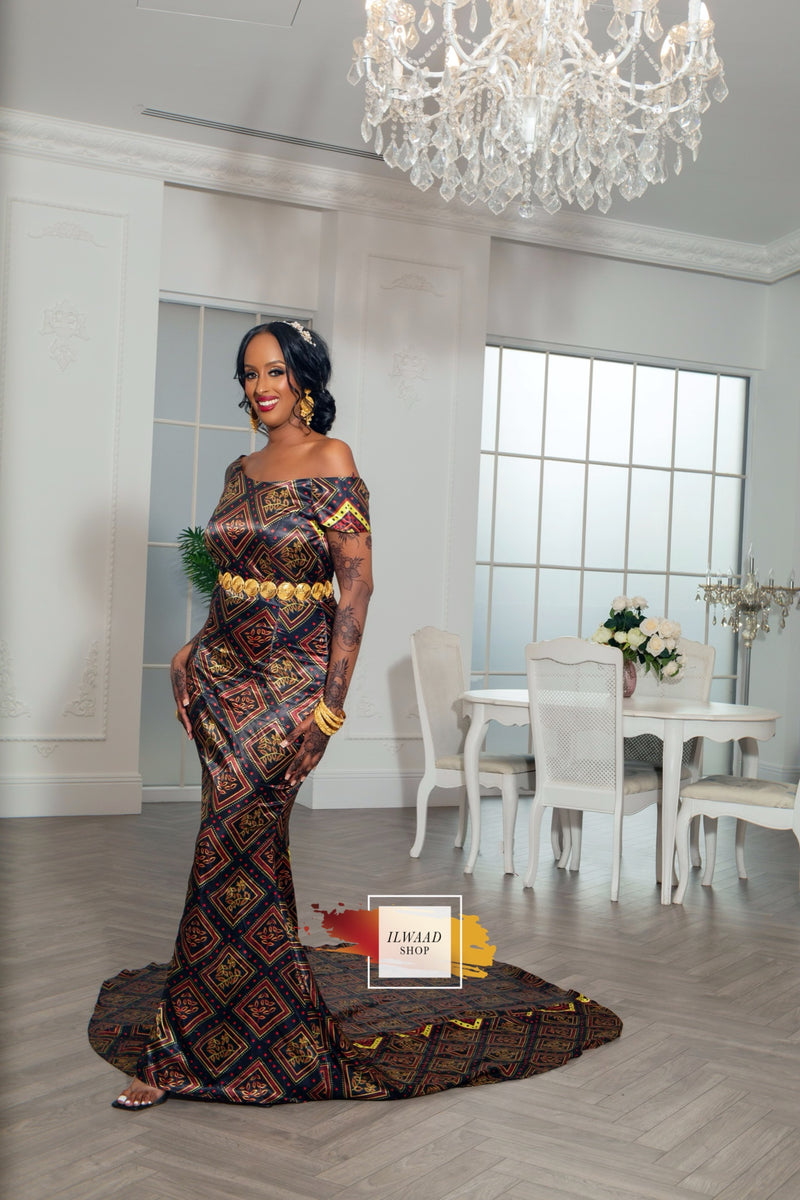 Bureeqa Shaash (Black & Red) – Ilwaad Shop